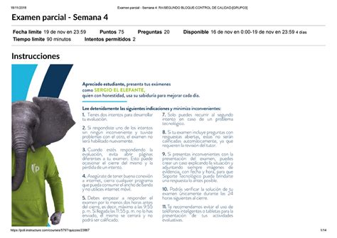 Parcial 15 Mayo 2020 Preguntas Y Respuestas Examen Parcial Semana