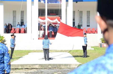 Pemkab Kayong Utara Gelar Upacara Peringatan HUT Korpri Ke 52 Tahun