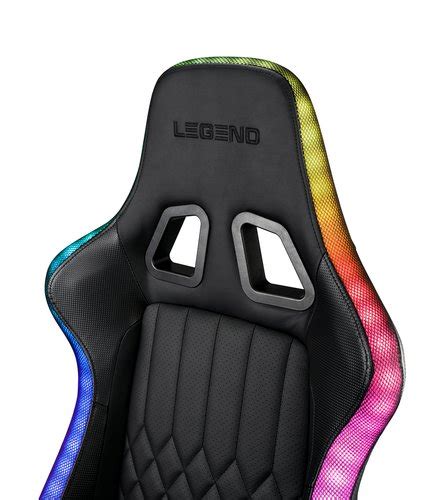 Scaun Gaming Ranum Cu Led Negru Jysk
