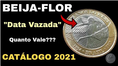 Moeda difícil de 1 Real Beija Flor Data Vazada já Catalogada