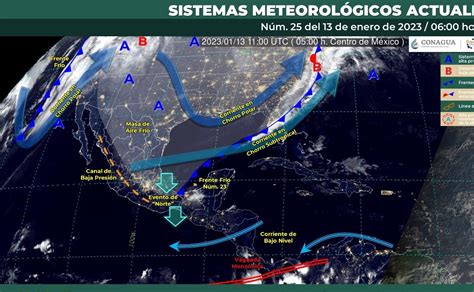 Clima en México prevén lluvias en gran parte de la República