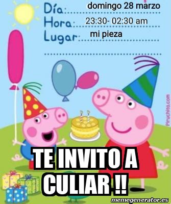 Meme Personalizado Te Invito A Culiar 32227589