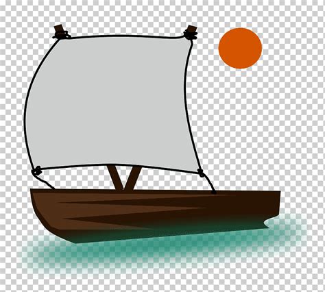 Dibujos animados de velero arte barco vehículo enviar yate de vela