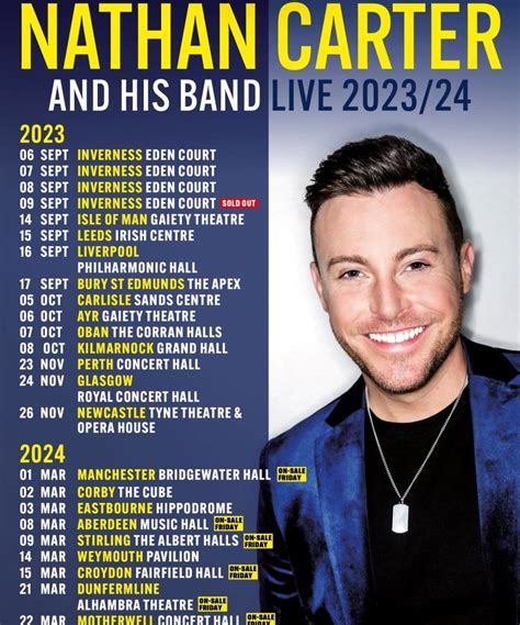 Nathan Carter 2023 24 UK Tour 23 November 2023 Perth Concert Hall