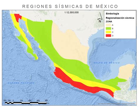 Zonas S Smicas De La Rep Blica Mexicana Unidad De Apoyo Para El