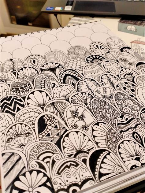 Pin De Heather Mc En Poster Mandalas Cenefas Zentangle