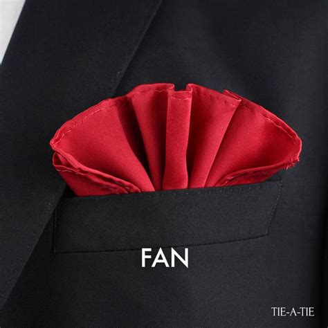 Fan Pocket Square Fold Pocket Square Folds Men S Pocket Squares