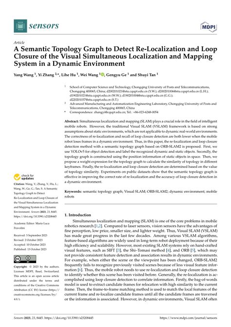 pdf a semantic topology graph to detect re localization and loop closure of the visual