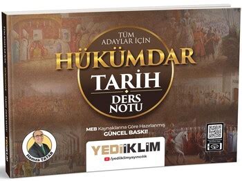 Yediiklim Yayınları Tüm Adaylar İçin Hükümdar Tarih Ders Notu Yediiklim