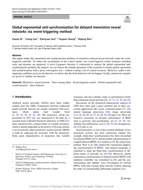 global exponential anti synchronization for delayed memristive neural networks via event