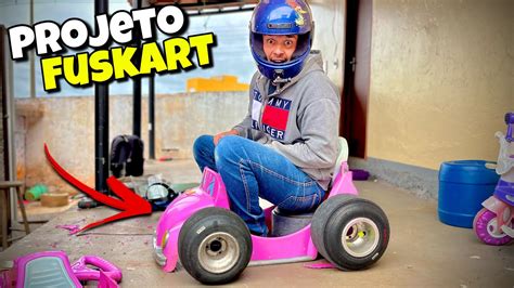 CONSTRUINDO um KART CASEIRO carrinho de passeio de criança parte 1