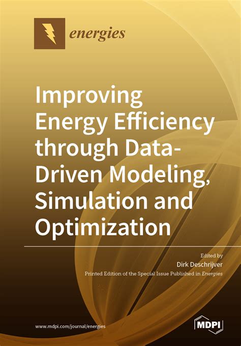 improving energy efficiency through data driven modeling simulation and optimization mdpi books