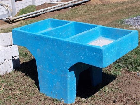 The Pila Guatemalan Giant Sink Usually Out On The Patio The Faucet