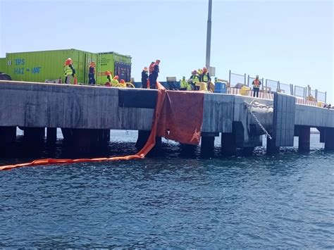 TPS Realiza Ejercicio Preventivo De Derrame De Hidrocarburos En El Mar