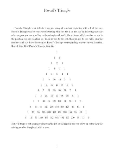 pascals triangle pdf fractal triangle