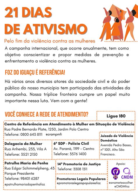 21 DIAS DE ATIVISMO PELO FIM DA VIOLÊNCIA CONTRA AS MULHERES SINPREFI