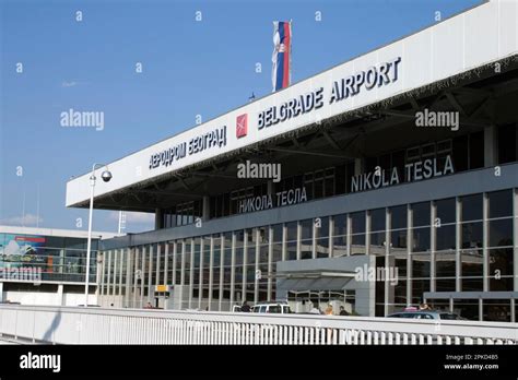 Nikola Tesla Airport Airport Belgrade Serbia Stock Photo Alamy