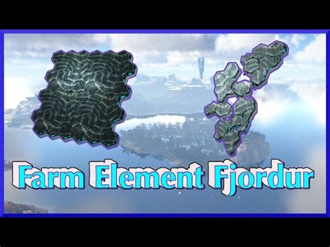 How To Farm Element And Element Shard On Fjordur Ark Survival Evolved