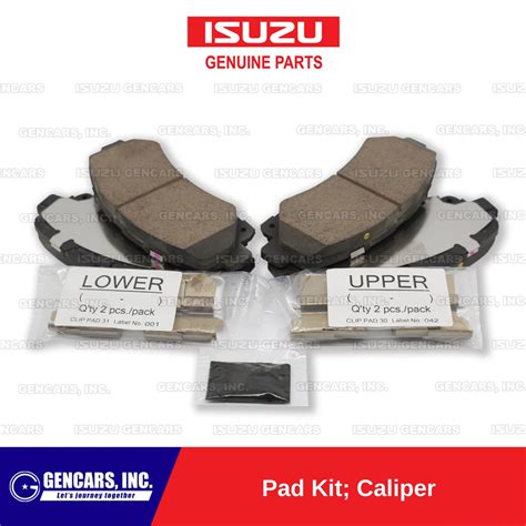 Isuzu Front Brake Pads For Mu X Dmax Ls Genuine Parts