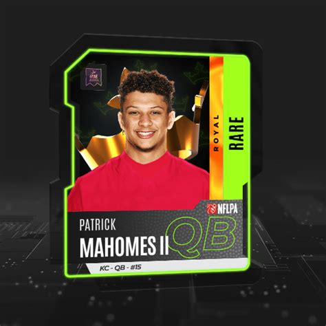 Patrick Mahomes II 2023 Royal Set RARE NFT For Sale 2023
