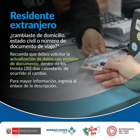 Migraciones Perú on Twitter MigracionesPerú Si cambiaste alguno de