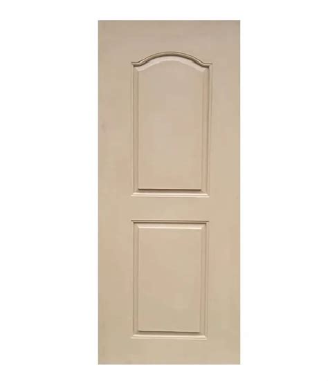 Laminated Cream Fiber Bathroom Door Design Pattern Plain At