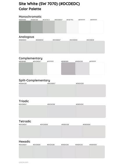 Sherwin Williams Site White Sw Paint Coordinating Colors And