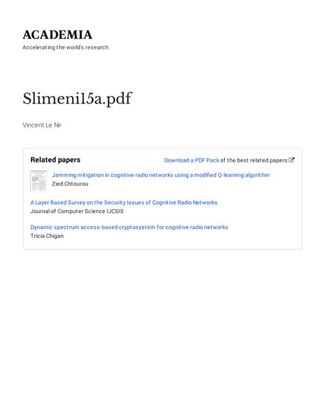 pdf slimeni15a pdf jamming mitigation in cognitive radio networks using a modified q learning