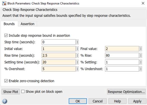 design optimization to meet step response requirements gui matlab and simulink mathworks 中国