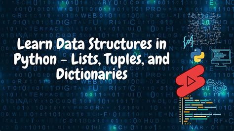 learn data structures in python lists tuples and dictionaries youtube