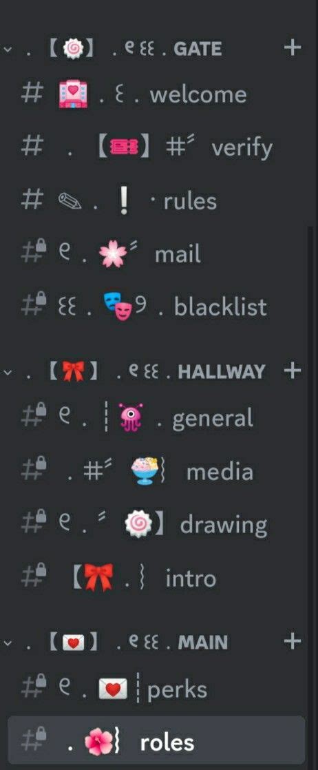 Channels Categories In 2024 Discord Server Role Ideas