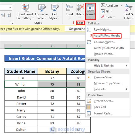 How To Use AutoFit Shortcut In Excel 3 Suitable Methods ExcelDemy