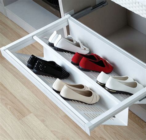 Szuflada wysuwana na buty 900 mm biała Market Stolarski