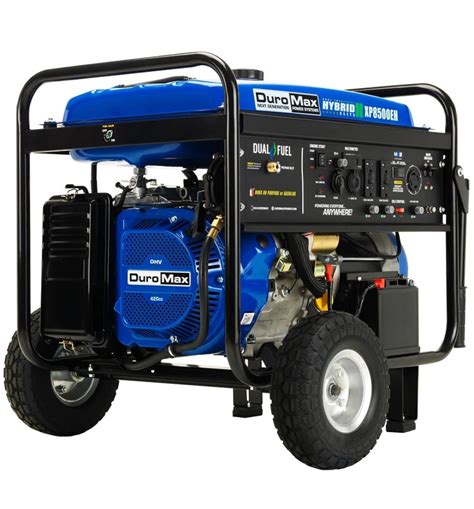 DuroMax XP8500EH 8 500 Watt Portable Dual Fuel Gas Propane Powered