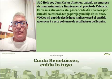 VOX Benetússer on Twitter Y seguimos con nuestra lista electoral