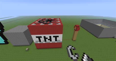 TNT Block Pixel Art Minecraft Project