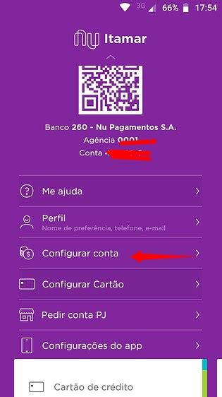 Onde eu vejo qual o número da minha conta Nubank Conta do Nubank