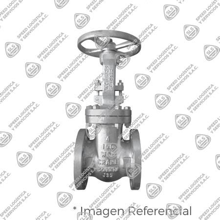 VÁLVULA COMPUERTA ACERO FUNDIDO ASTM A216 WCB CLASE 150 MOD 47XU F