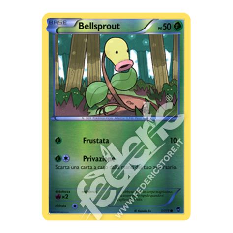 001 111 Bellsprout Comune Reverse IT MINT Federicstore