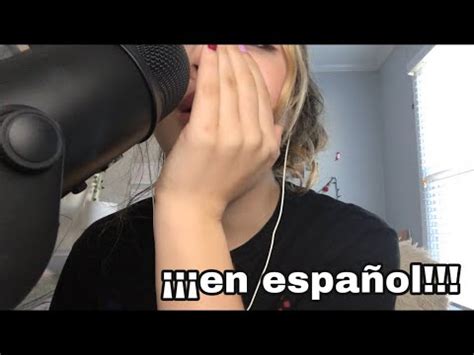 ASMR Trigger Words en Español YouTube