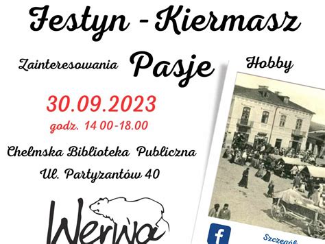 Festyn zainteresowania pasje hobby nie tylko Chełmian już w sobotę
