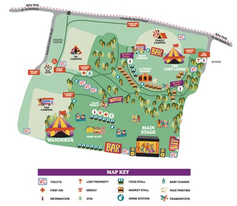 Festival Maps Wanderer Festival