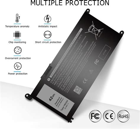 YRDD6 Laptop Battery For Dell Inspiron 3493 3501 3582 3583 3584 3593