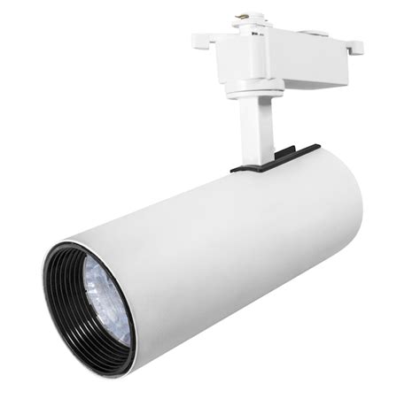 Lampara para riel electrificado led blanco cálido 12 Watts óptica