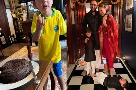 Taimur Jeh Bake Cake For Mom Kareena On Mother S Day