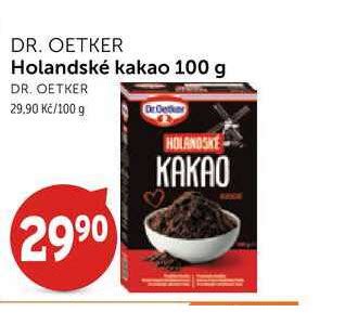 ARCHIV DR Oetker Holandské kakao 100 g v akci platné do 30 3 2021