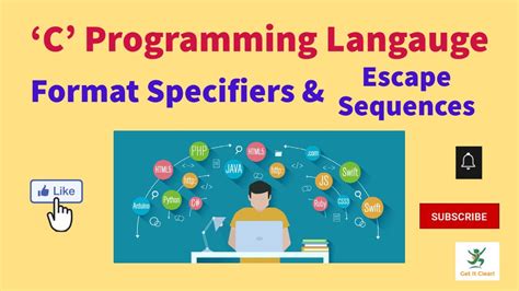 c format specifiers escape sequence in c comments in c language for beginners for all
