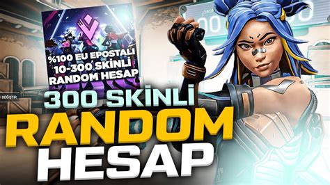 10 300 SKİNLİ RANDOM HESAP ALDIM TR ÇIKTI VALORANT YouTube