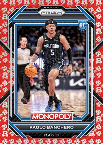 2022 23 Panini Monopoly Prizm Basketball Checklist Info Boxes