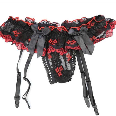 Womens Sexy Panties Garter For Stocking Lace Sexy Erotic Lingerie Garter Belt Women Belts Black